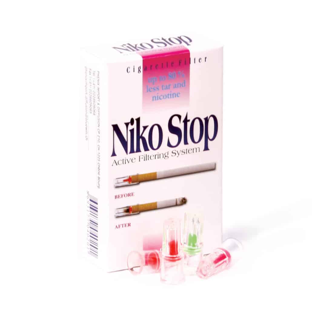 Filtre Niko Stop | Boite 30 filtres anti goudron nicotine | Livré 24-72h